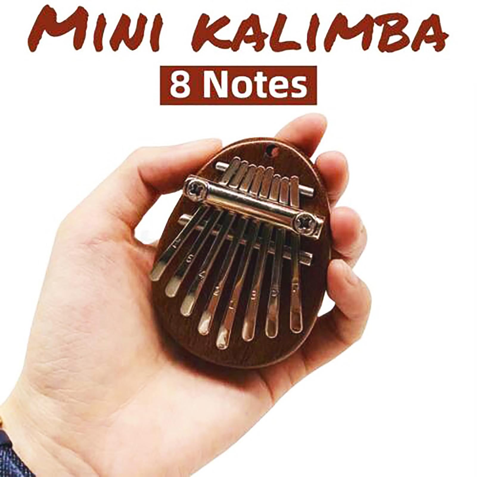 8 Toetsen Thumb Piano Mini Kalimba Hout Mahonie Mb... – Vicedeal