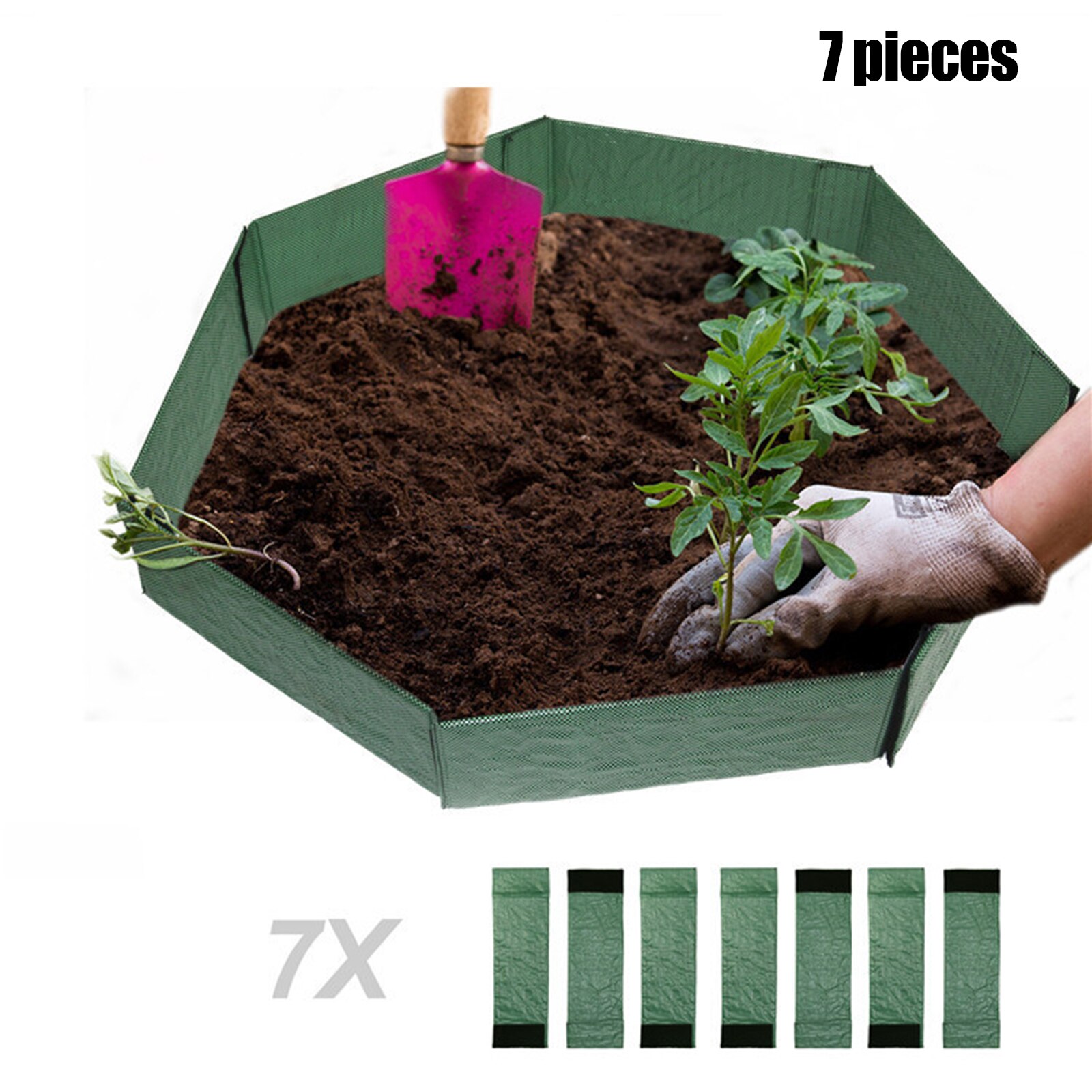 Garden Edging Border Self-assembly Landscape Plant... – Grandado