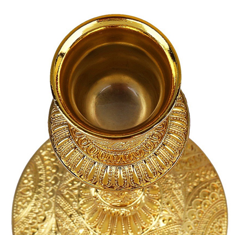 Metal Candle Holder Stand Candelabra Taper Golden ... – Grandado