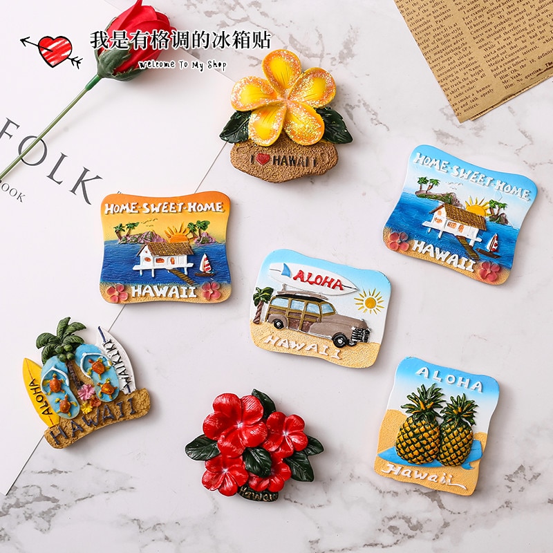 Hawaiian Special Refrigerator Sticker Resin Touris... – Vicedeal