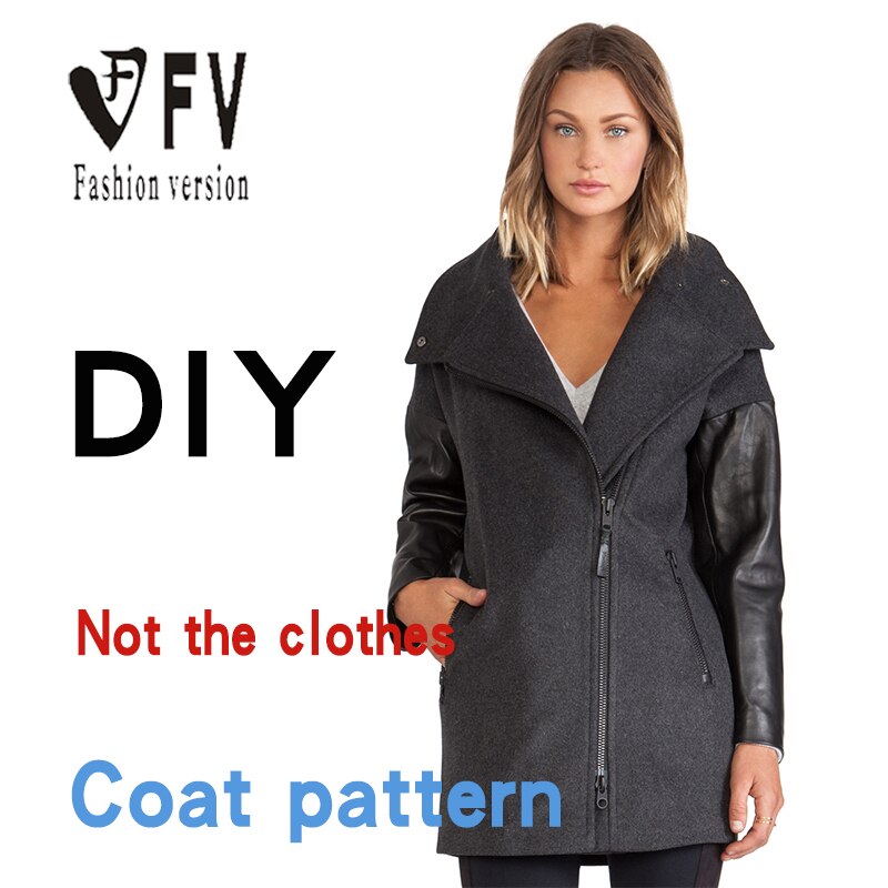 Ladies Falling Shoulder Zipper Casual Loose Coat P... – Grandado