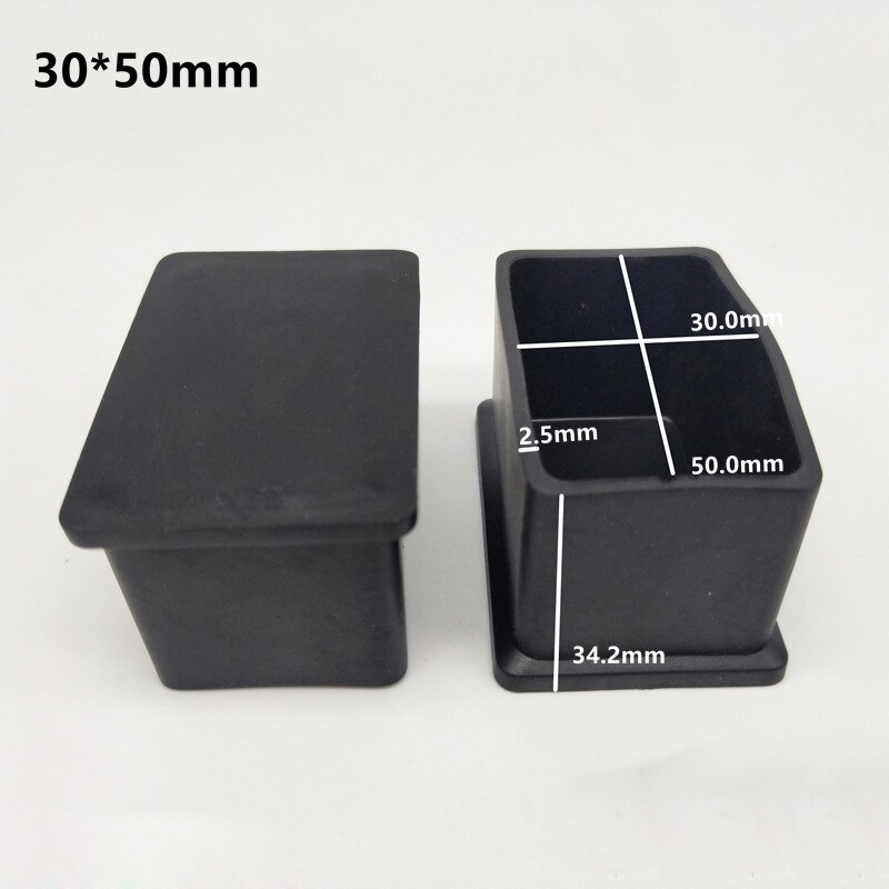 4/8Pcs Square Rubber Chair Leg Caps Non-slip Furni... – Vicedeal
