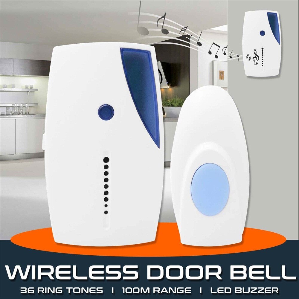 Wireless Door Bell 36 chime Home Cordless Portable... – Grandado