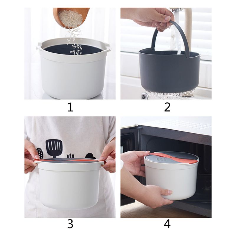 Multifunctional Microwave Double-layer Rice Cooker... – Grandado