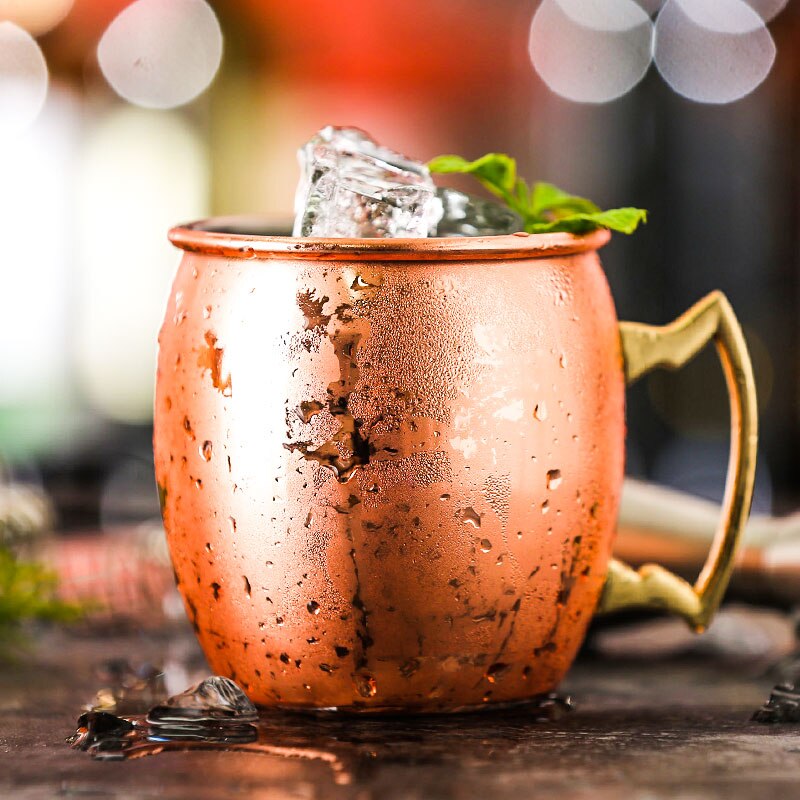 350/600ml Hammered Moscow Mule Mugs Beer Cup Stain... – Grandado