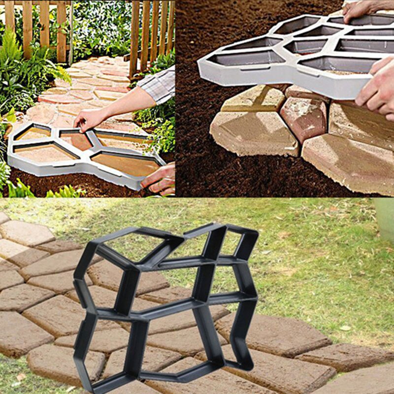 DIY Black Irregular Driveway Paving Pavement Stone... – Vicedeal
