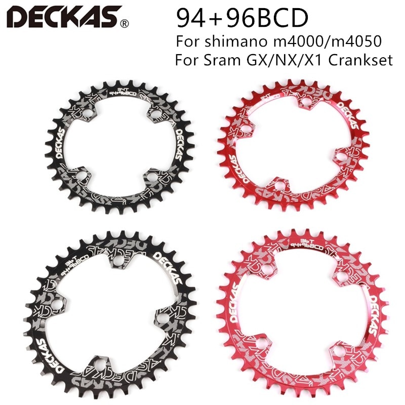 Deckas 94+96 bcd cykelkedjehjul 32t 34t 36t 38t mt... – Grandado