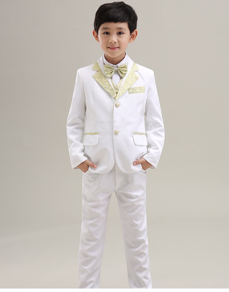 Formal Boys Spring Wedding Suit Top Gentle Boys Po... – Grandado