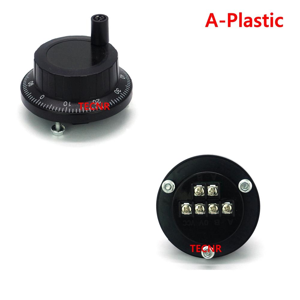 60mm cnc pulser electronic handwheel 5V 12V 24V 4 ... – Grandado