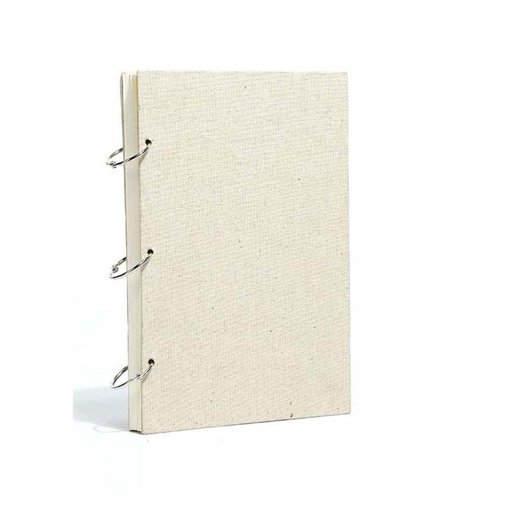 Retro Spiraal Schetsboek Linnen Hardcover 120 Pagi... – Vicedeal
