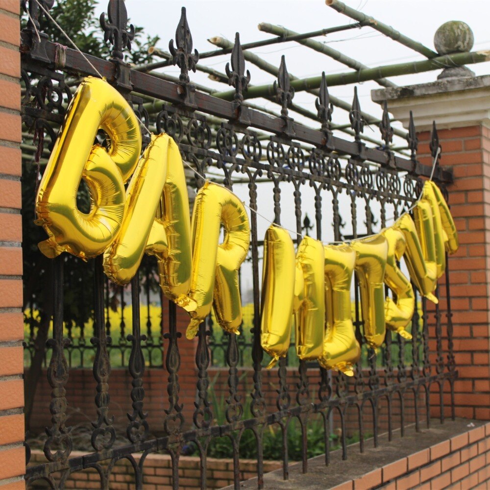 Bar Mitsva gold balloons banners pennant bunting d... – Grandado