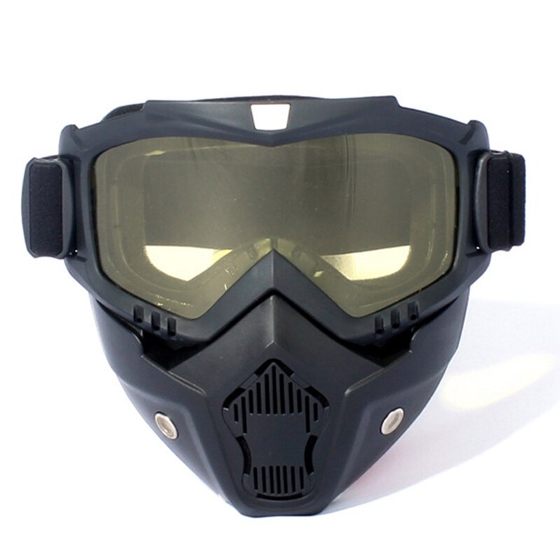 U Winter Motorcycle Helmet Goggles Removable Ski A... – Grandado