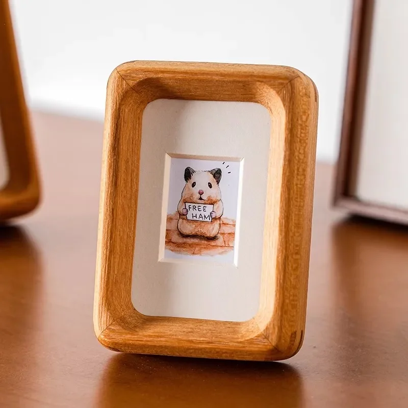 Mini Solid Wood Photo Frame Modern Simple Children... – Vicedeal