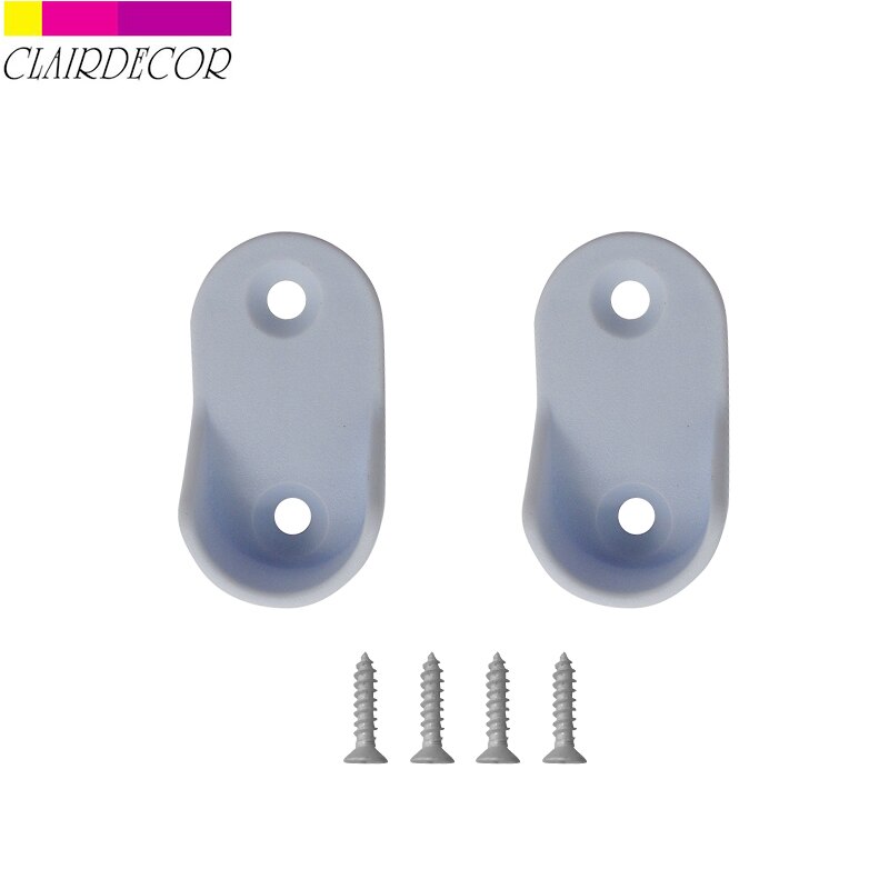 20X17mm Oval Closet Rod End Supports Furniture Har... – Grandado