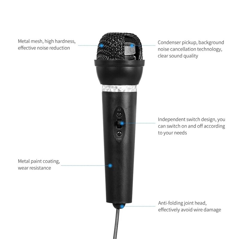 Multi-Function Desktop Microphone Omnidirectional ... – Vicedeal