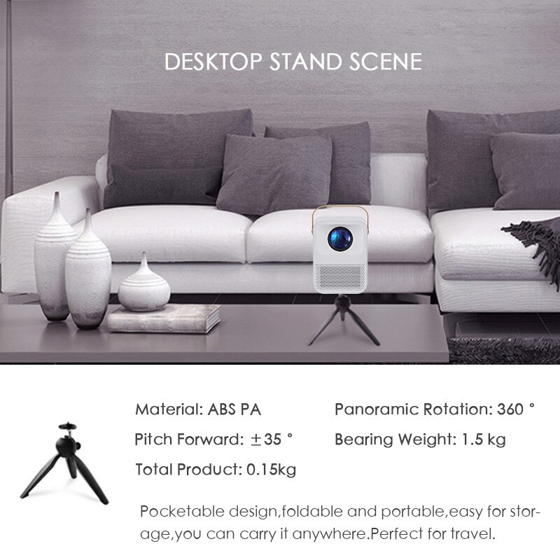 Aun 360 Hoek Mini Projector 6Mm Mount Schroef Beug... – Vicedeal