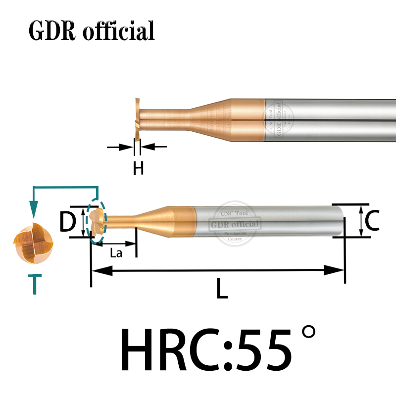 Carbide T Slot Milling Cutter Tungsten 3mm 4mm 6mm... – Grandado
