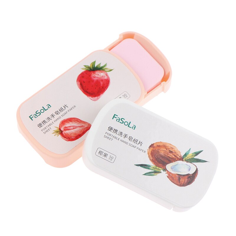 50pcs Disposable Soap Paper Travel Soap Paper Wash... – Vicedeal