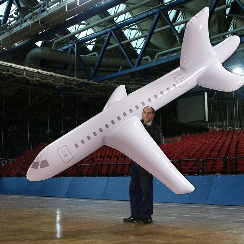 Pvc Inflatable Airplane Advertising Airplane Model... – Vicedeal