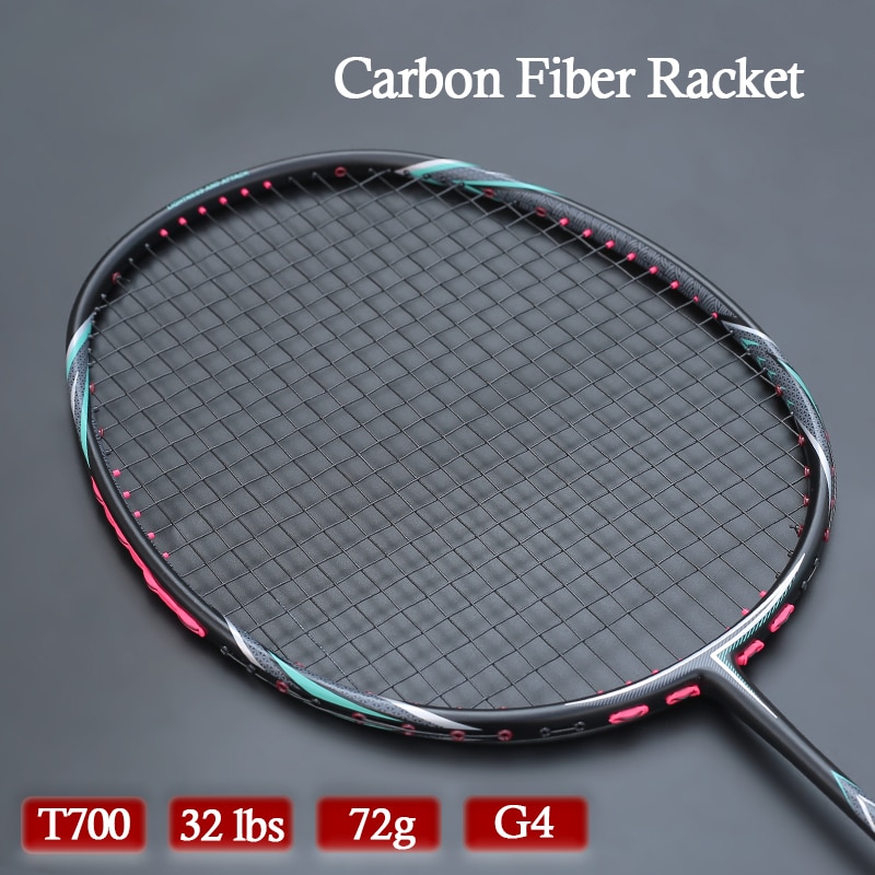 Full Carbon Fiber Strung Badminton Racketss Super ... – Grandado