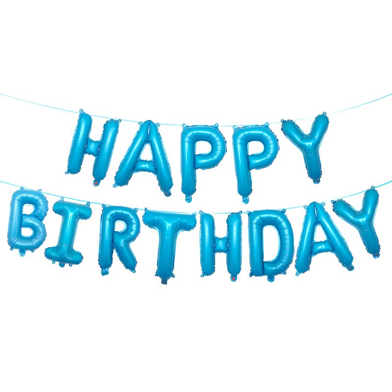 16 inch Letters HAPPY BIRTHDAY Foil Balloons birth... – Grandado