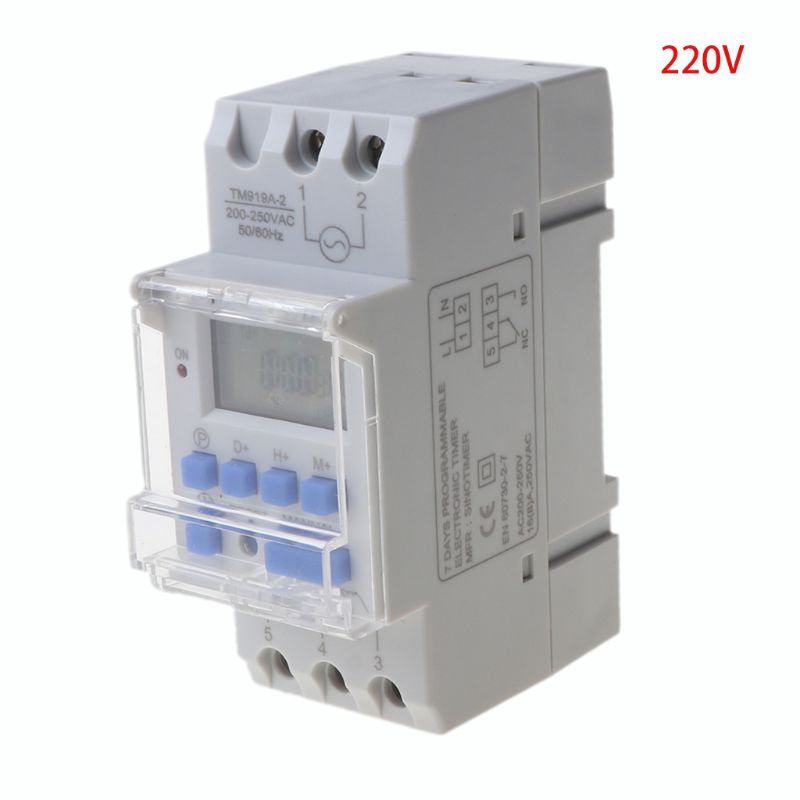 12/24/110/220v timer switch digital 7 dagar 24 tim... – Vicedeal