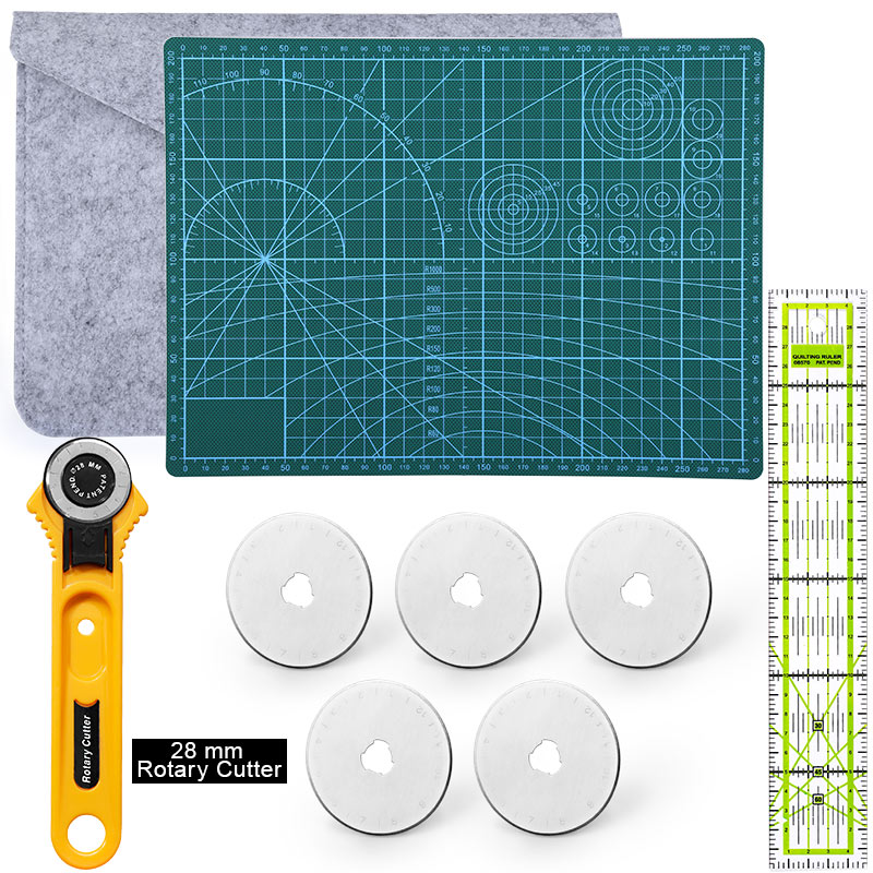Nonvor 28/45mm Rotary Cutter Set Leather Cutter wi... – Vicedeal