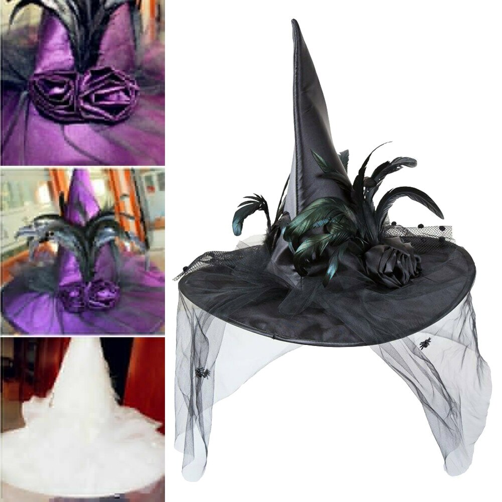 Newly Witch Hats Caps Adult Costume Accessory Hall... – Vicedeal