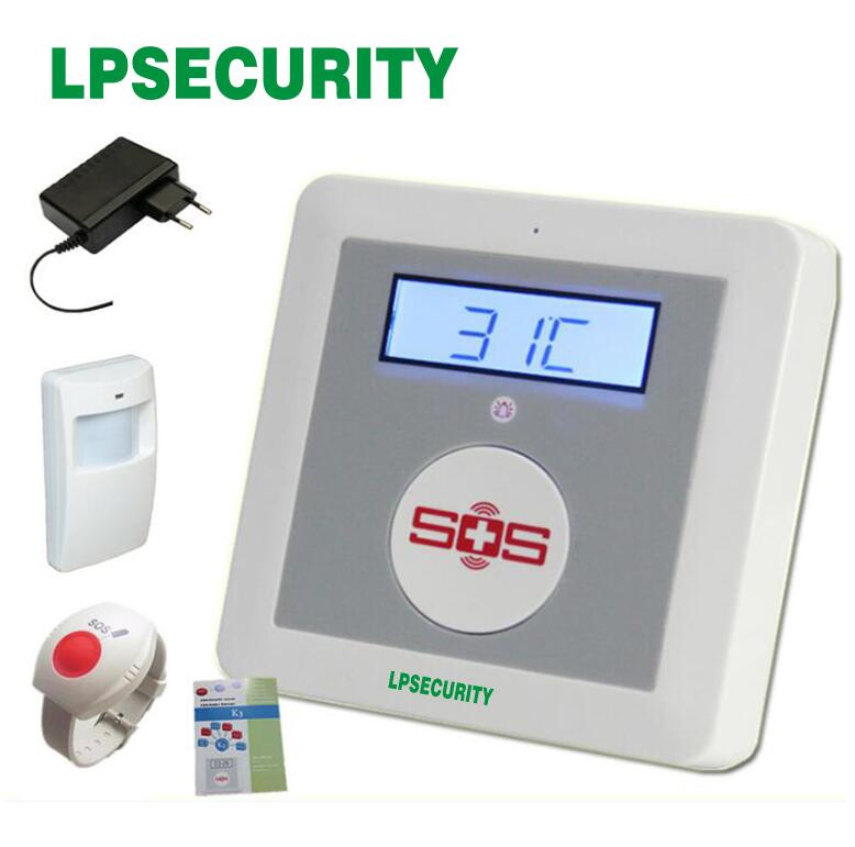 LPSECURITY Wireless GSM Senior Telecare Alarm Rece... – Grandado