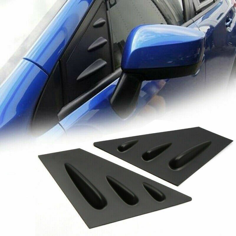 Car ABS Matte Black Side Window Louver Window Shut... – Grandado