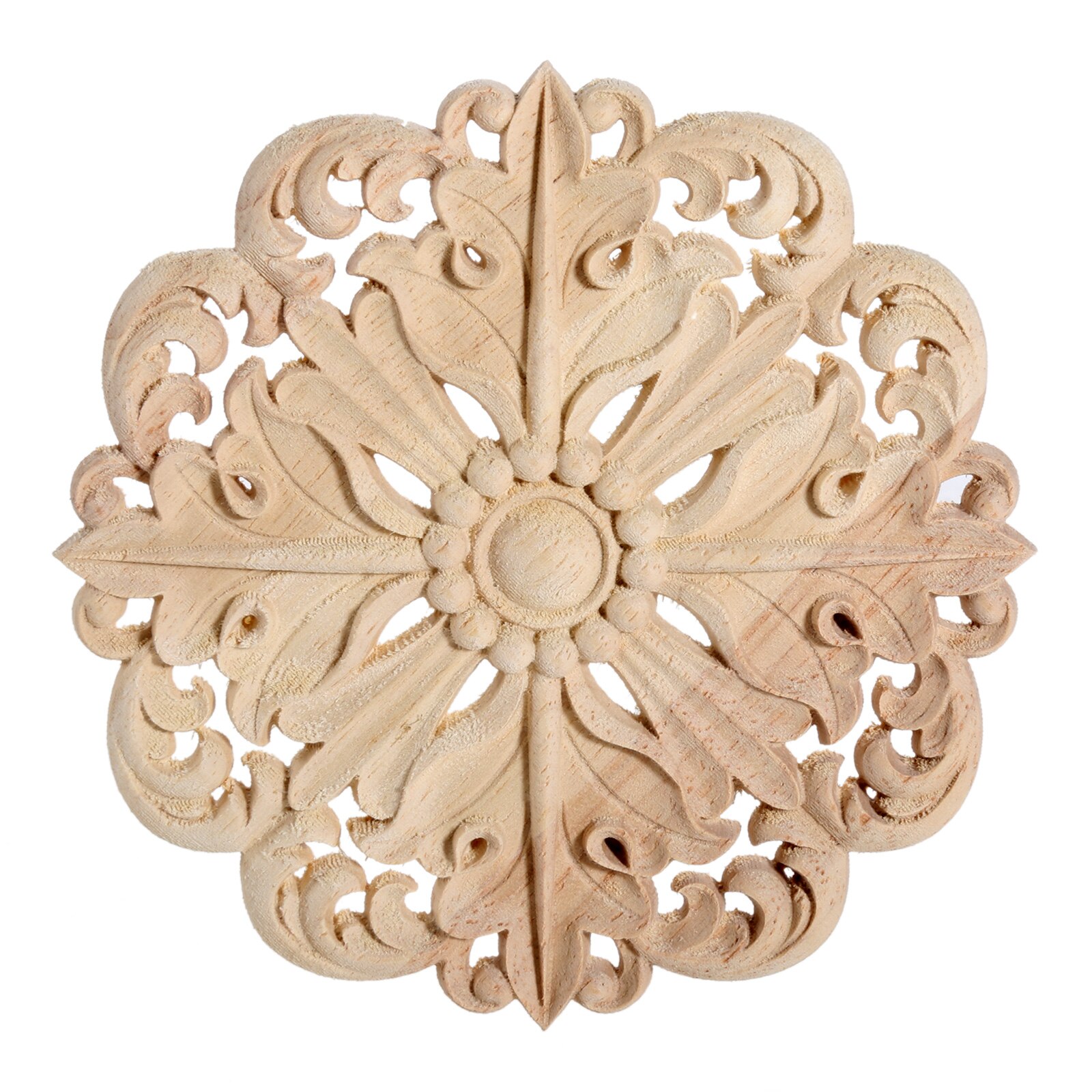 1 Pc Klassieke Massief Houten Ronde Applique Decor... – Vicedeal