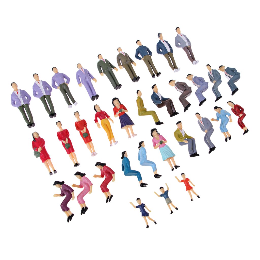 Lot of 30pcs Figurines Person Man Woman Children S... – Grandado