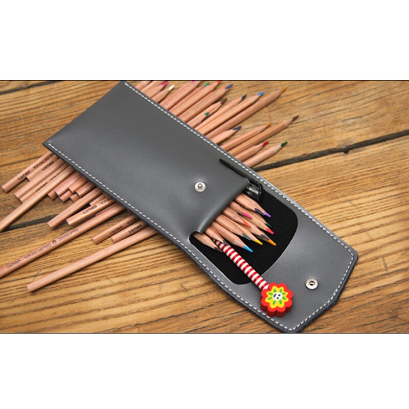 1Set DIY Kraft Paper Template Cute Pencil Case Sta... – Grandado