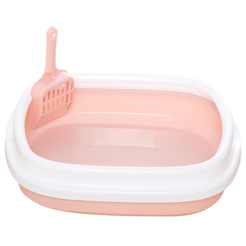 Legendog 1pc Cat Litter Pan Set Solid Color Pet Li... – Grandado