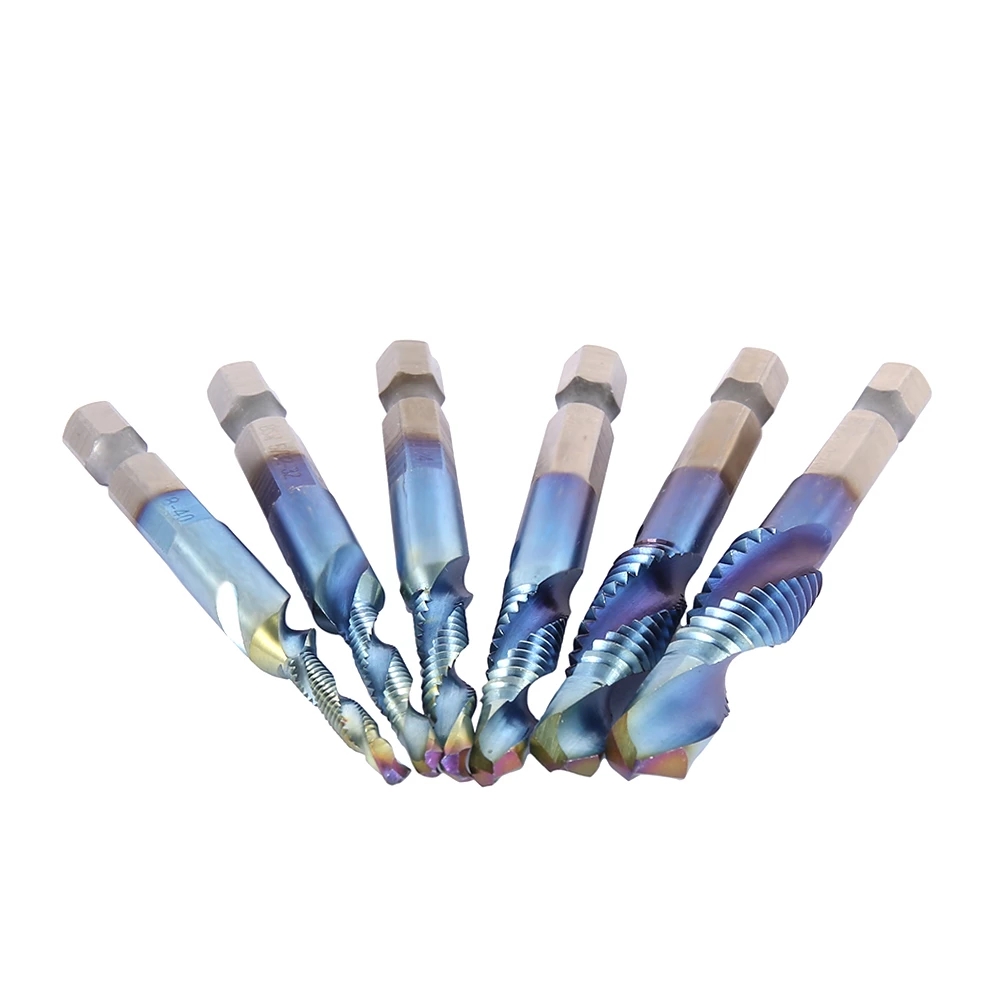 6pcs Screw Tap Kits HSS Screw Spiral Point Thread ... – Grandado