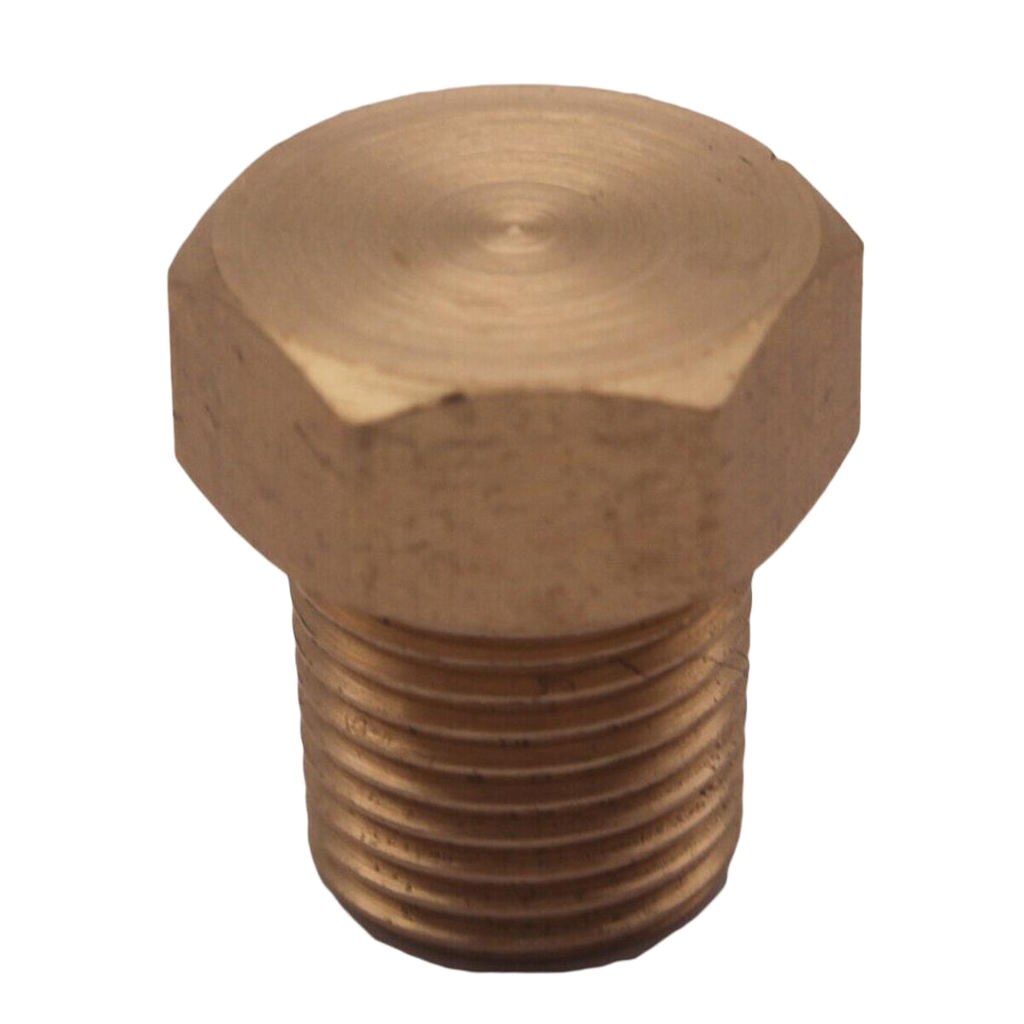 1-8 *1/8" NPT PLUG MALE BRASS GAS OIL FUEL TA... – Grandado