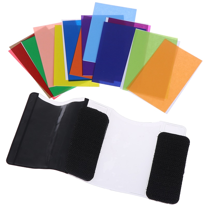 12 Colors Gel Filter Flash Diffuser Soft Box Studi... – Grandado