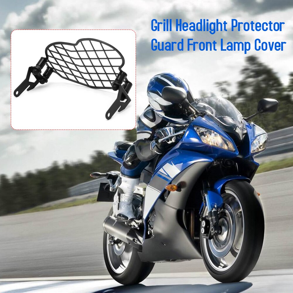 Motorcycle Grill Headlight Protector Guard Front L... – Vicedeal