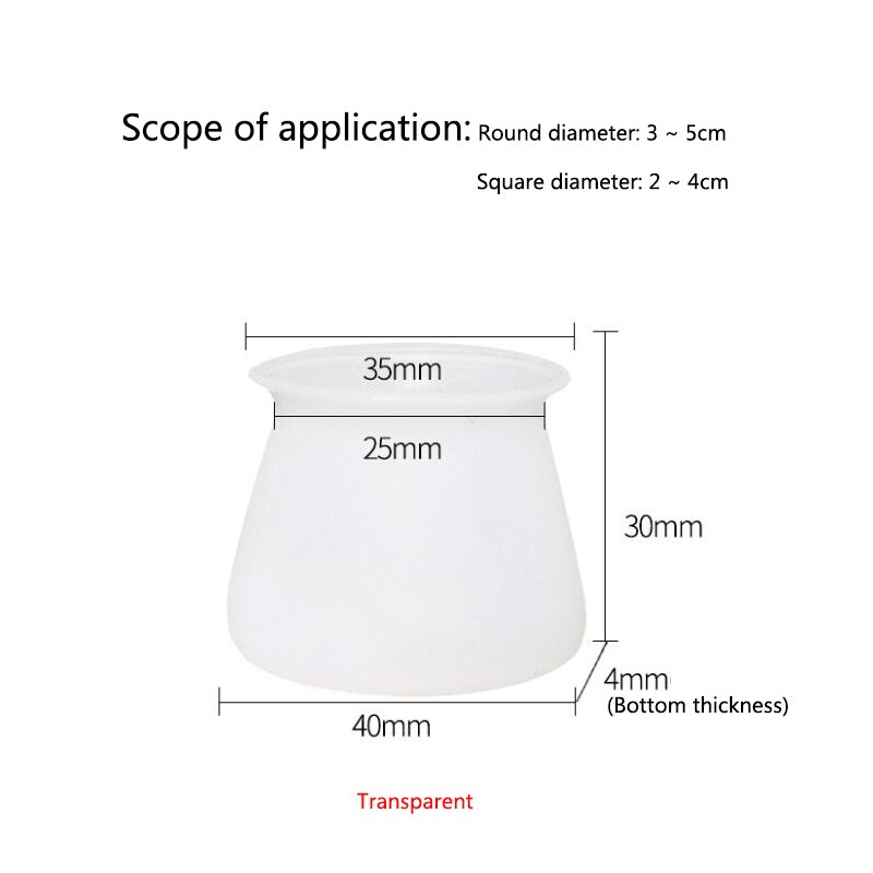 4 Pcs Colorful Universal Silicone Table And Chair ... – Grandado