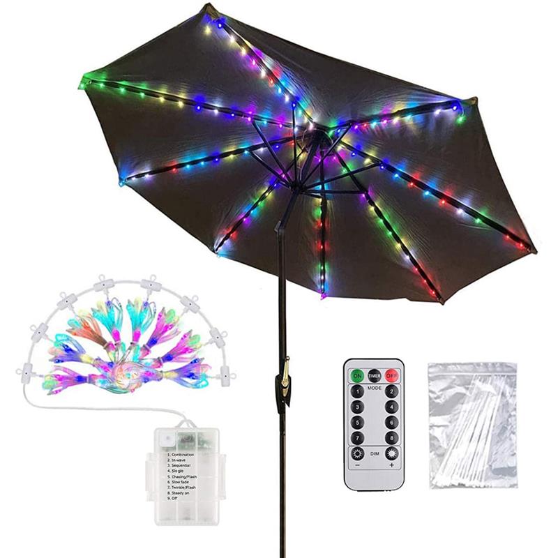 Solar Parasol Verlichting Met Afstandsbediening 10... – Vicedeal