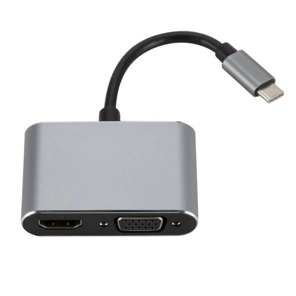 Type-C To HDMI+VGA Computer Monitor Docking Statio... – Vicedeal