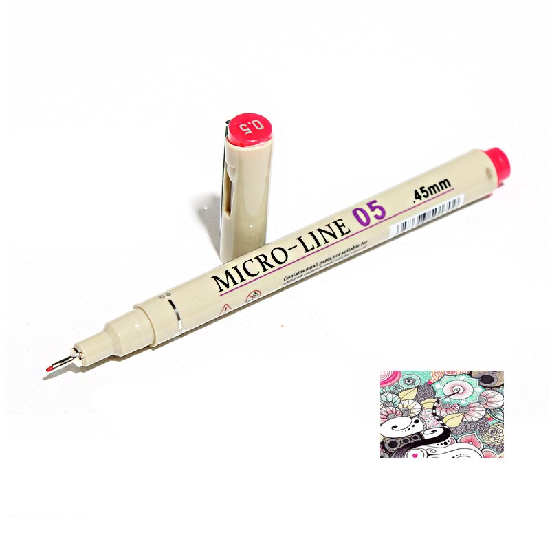 Superior 12 Colors Needle Drawing Pen 0.45mm Finel... – Grandado