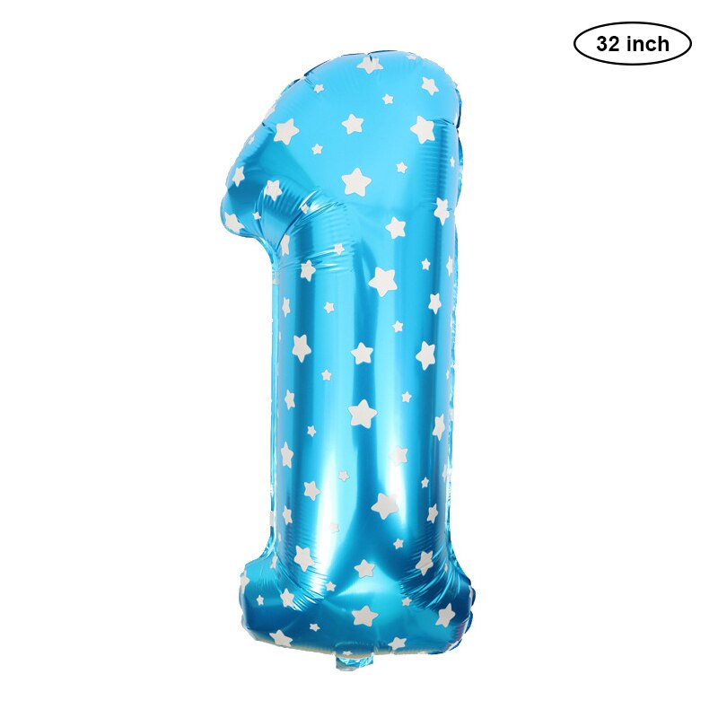 32-inch number 1 balloon birthday decoration ballo... – Grandado