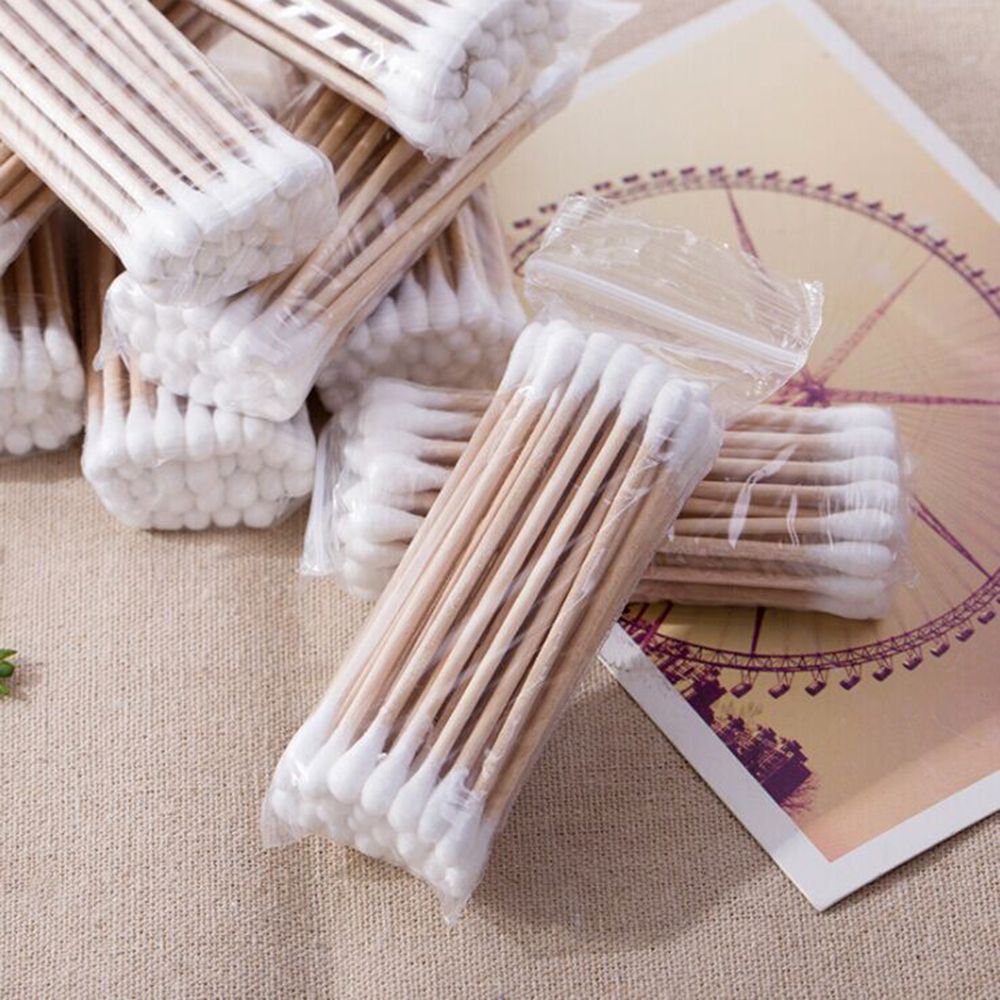 2 paquetes de bastoncillo de algodón de doble cabe... – Grandado