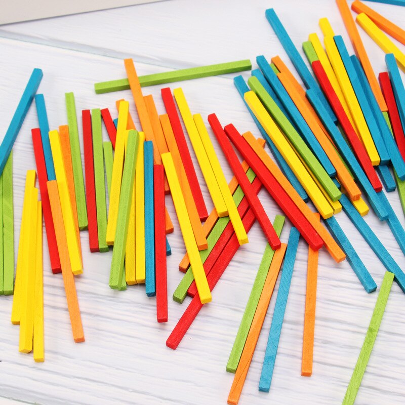 Square Counting Sticks Mathematics Rod Children Ar... – Grandado