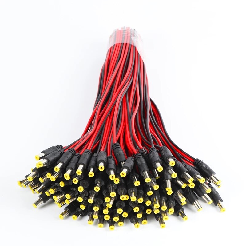 12V/24V 3A 5.5 x 2.1mm DC Connector Power Pigtail ... – Grandado