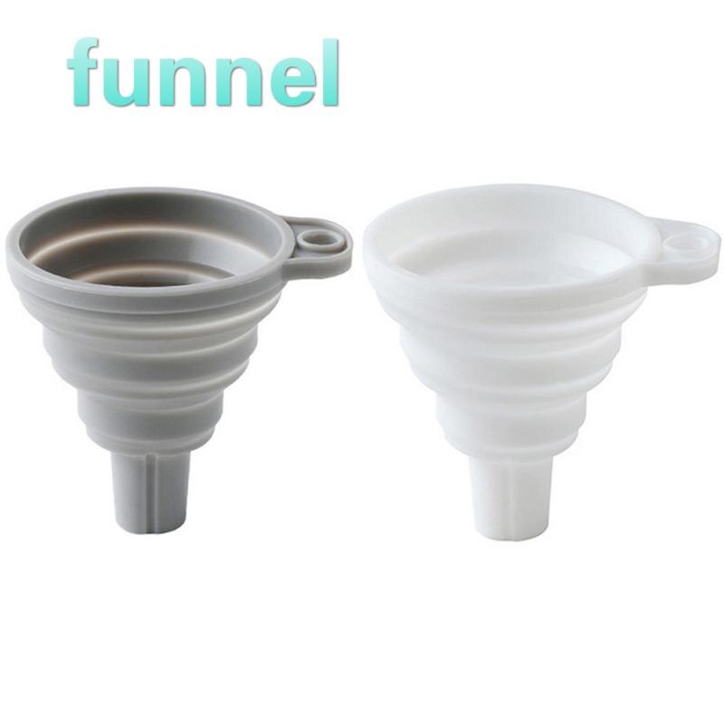 Mini Silicone Collapsible Foldable Kitchen Funnel ... – Vicedeal