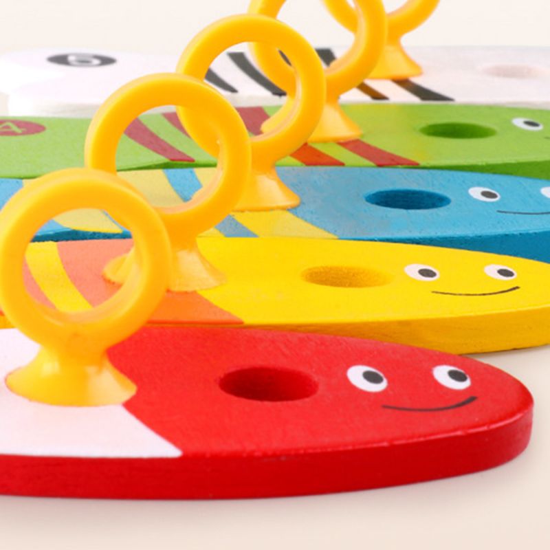 Children Wooden Toys Digital Fishing Column Game K... – Grandado
