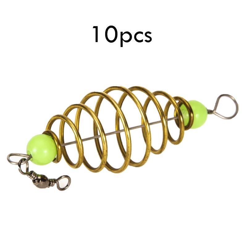 10pcs Bait Feeder Fishing Lure Metal Spring For Ca... – Grandado