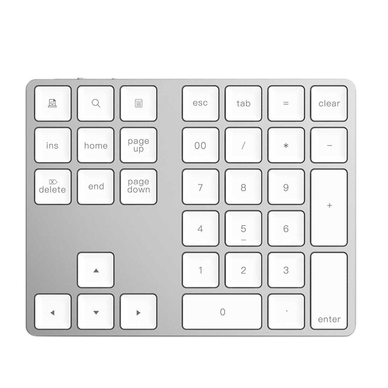 Bluetooth 3.0 Wireless Numeric Keypad 34 Keys Digi... – Vicedeal